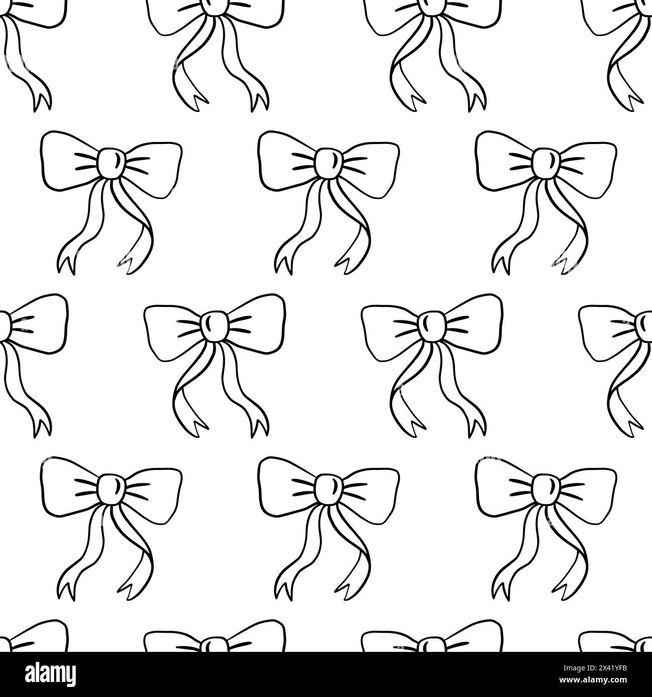 Black bows of ribbon Black and White Stock Photos & Images - Alamy