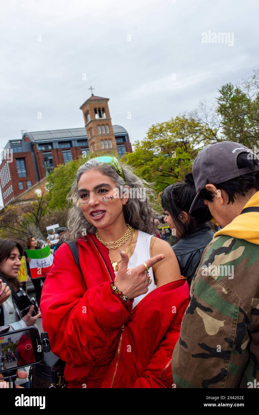 New York, New York, USA. 27th Apr, 2024. Demonstration to support Woman ...