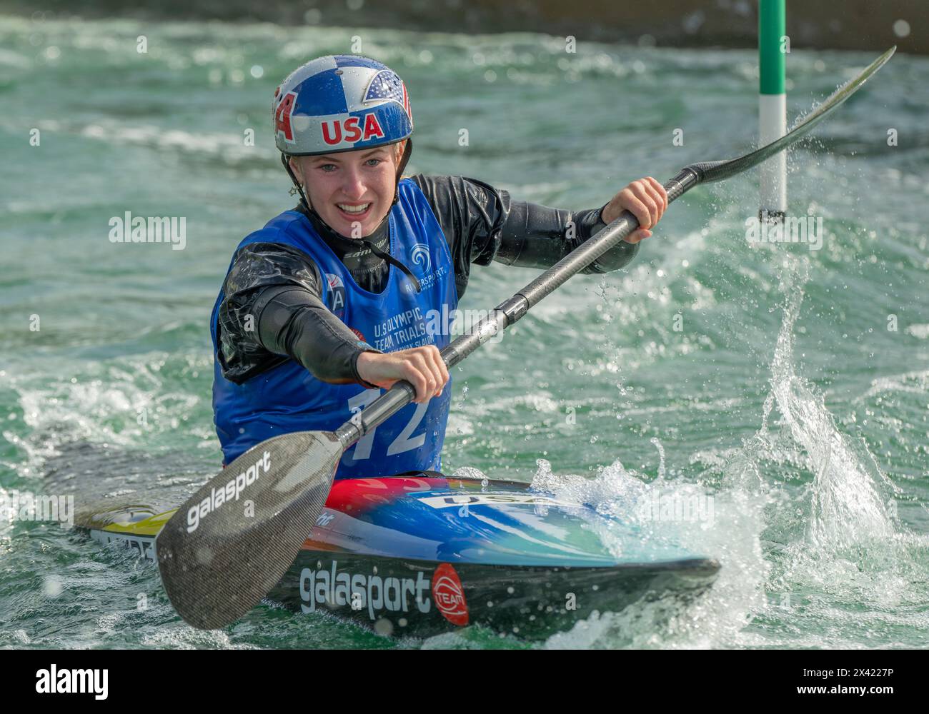 April 26, 2024: Name (BIB) during US Olympic Mens/Womens Canoe/Kayak ...