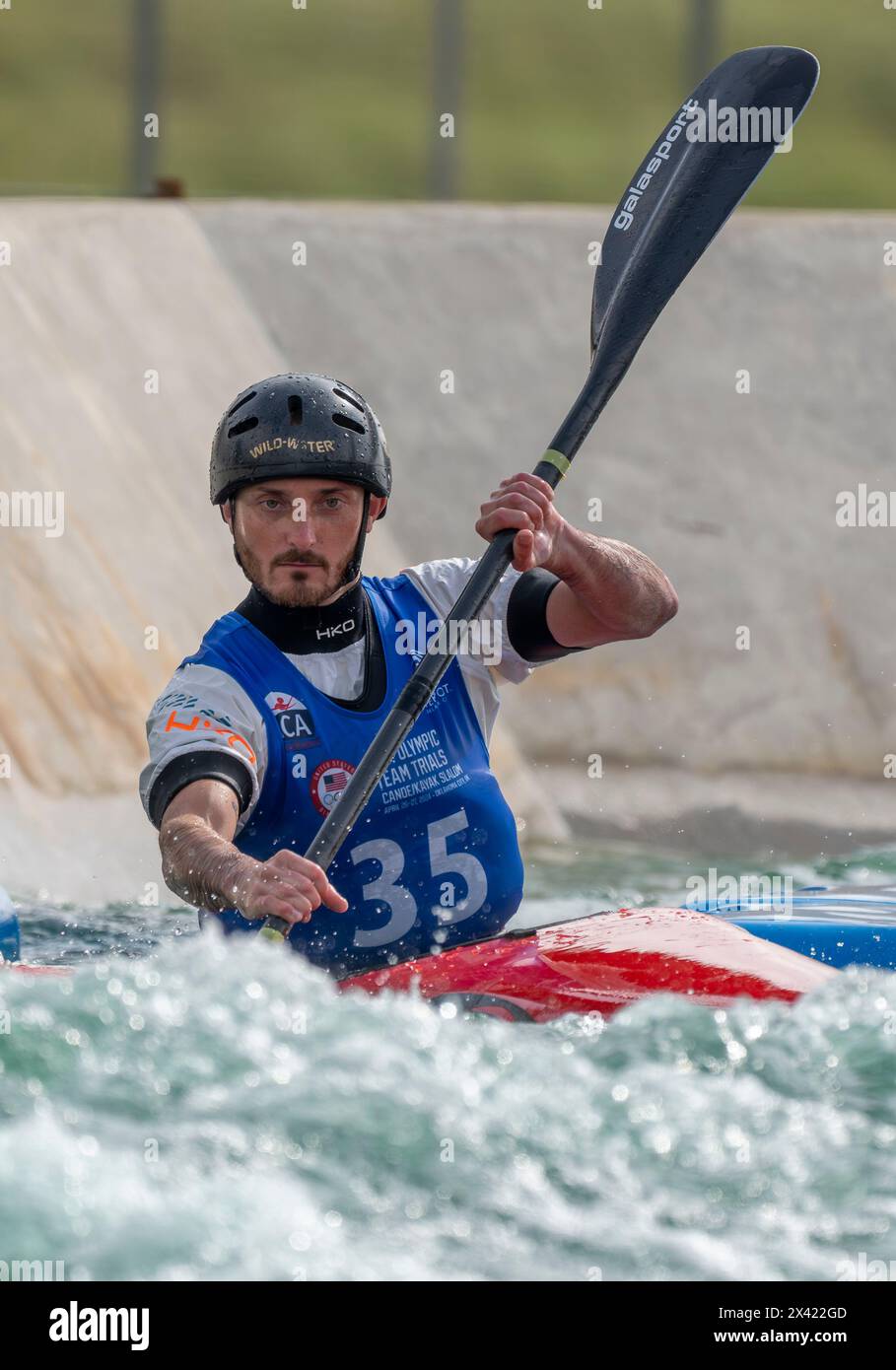 April 26, 2024: Name (BIB) during US Olympic Mens/Womens Canoe/Kayak ...