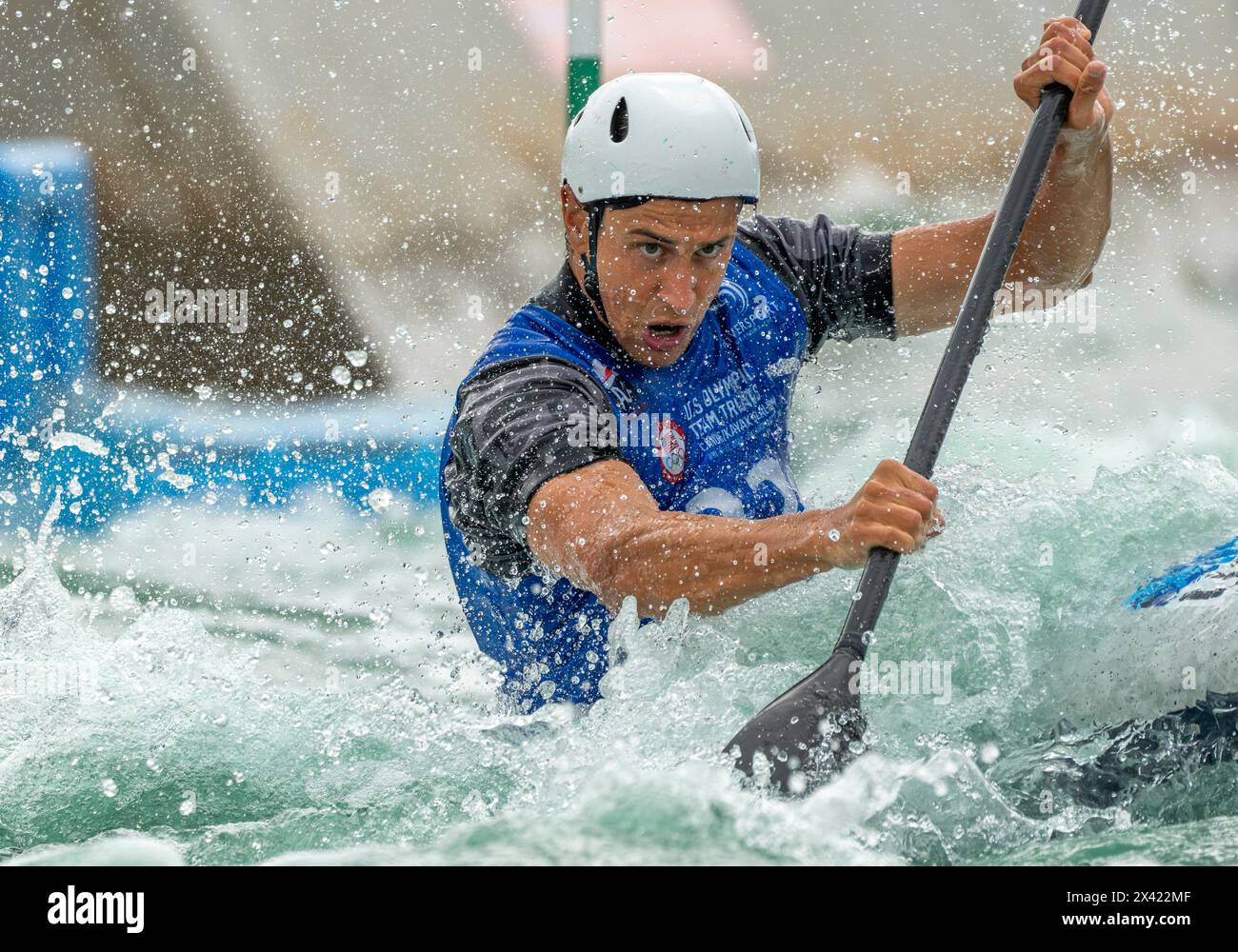 April 26, 2024: Tyler Westfall (22) during US Olympic Mens Kayak Team ...