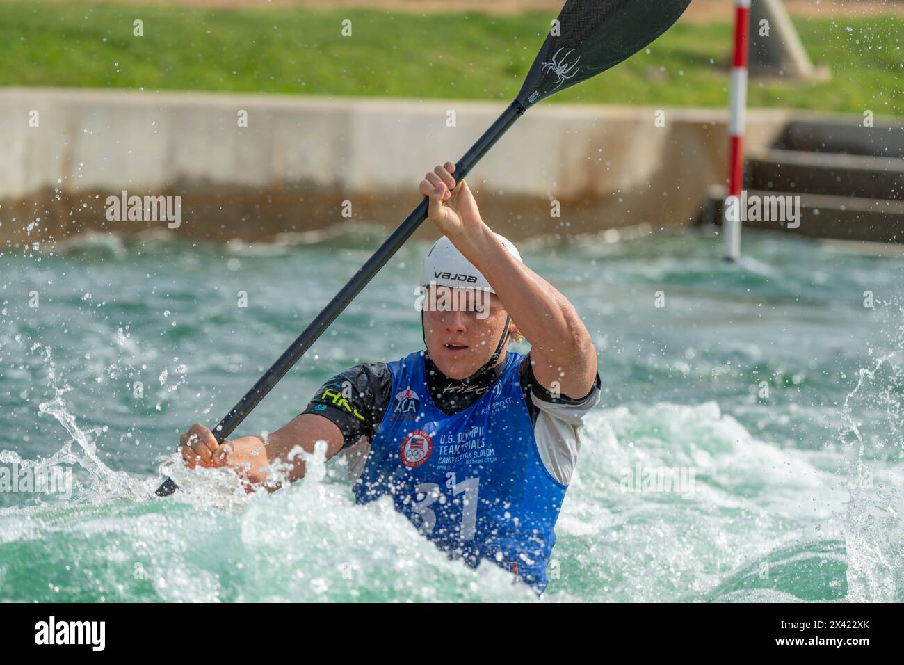 April 26, 2024: Merle Long (31) during US Olympic Mens Kayak Team ...