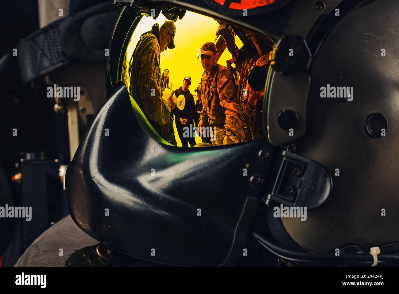 U.S. Army Reserve Flight Medics with the 7-158th Aviation, seen in the ...