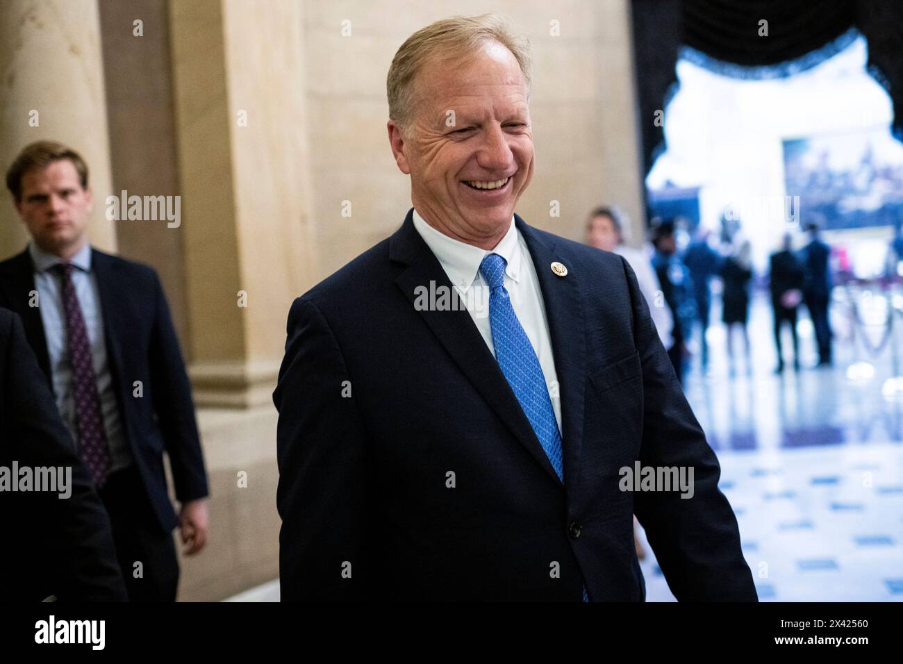 Washington, USA. 29th Apr, 2024. Representative Kevin Hern (R-OK) walks ...