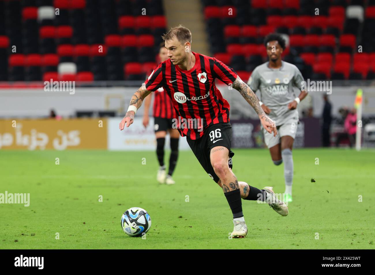 Doha, Qatar. 28th Apr, 2024. Roger Guedes (Al-Rayyan) Football/Soccer ...