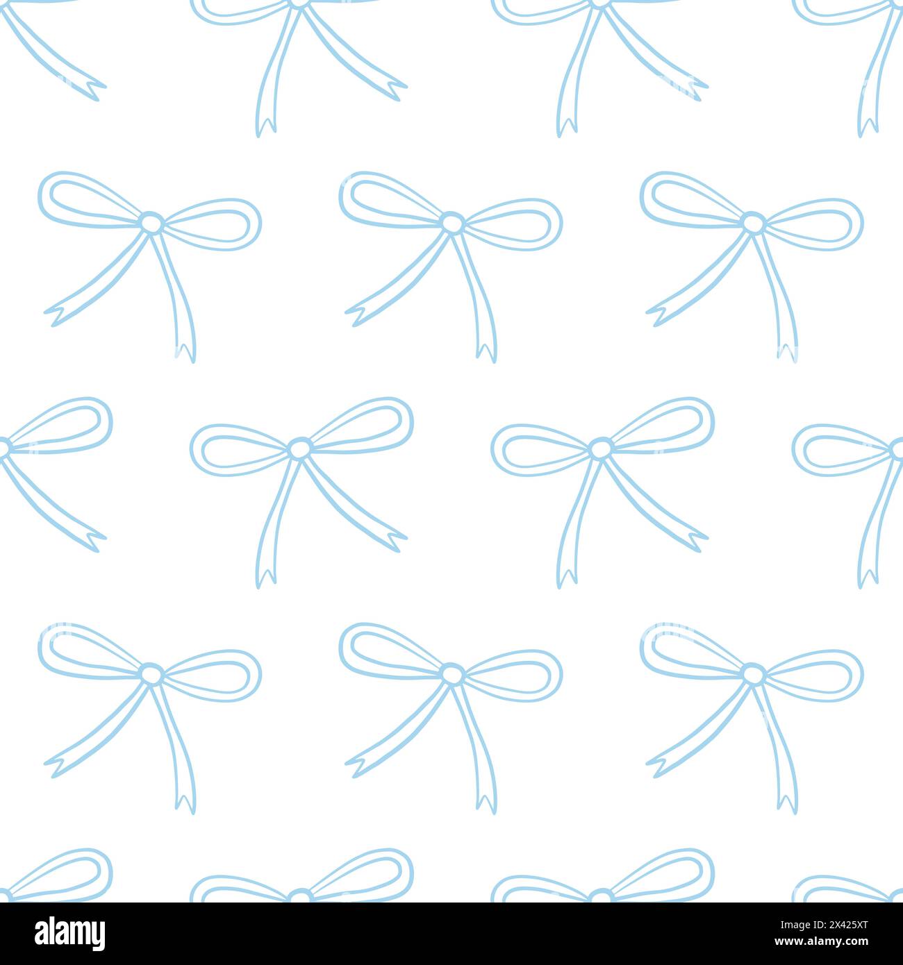 Seamless pattern bow knot Cut Out Stock Images & Pictures - Alamy