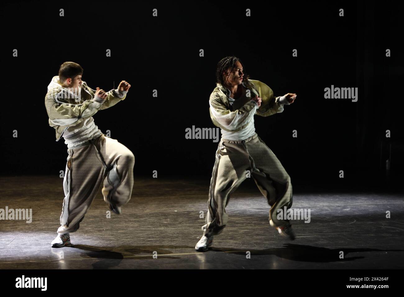 Khaleb Brooks giving inspirational winning speech Stock Photo - Alamy