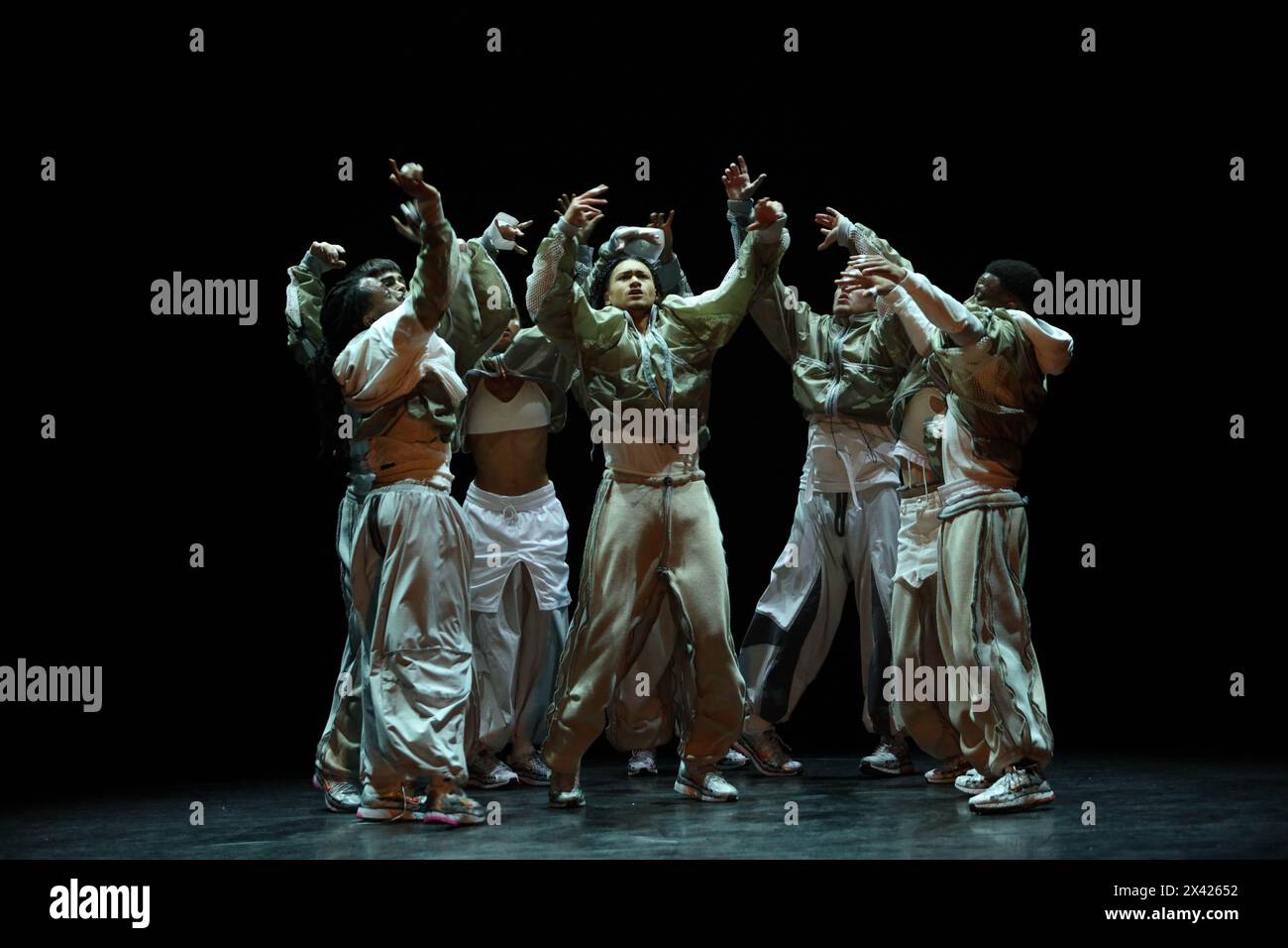 Khaleb Brooks giving inspirational winning speech Stock Photo - Alamy