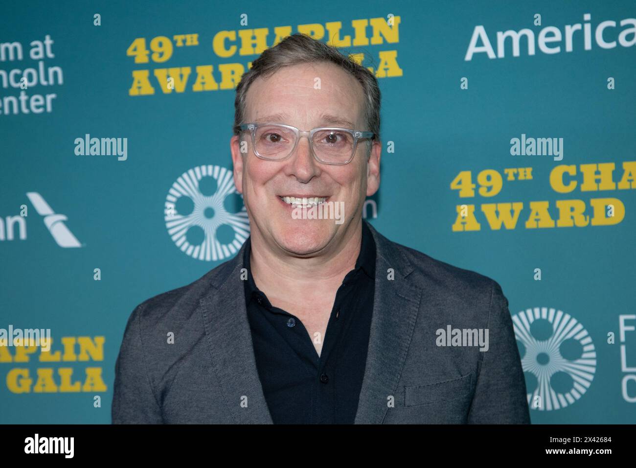 Jeremy Shamos arrives on the red carpet at the 49th Chaplin Award ...