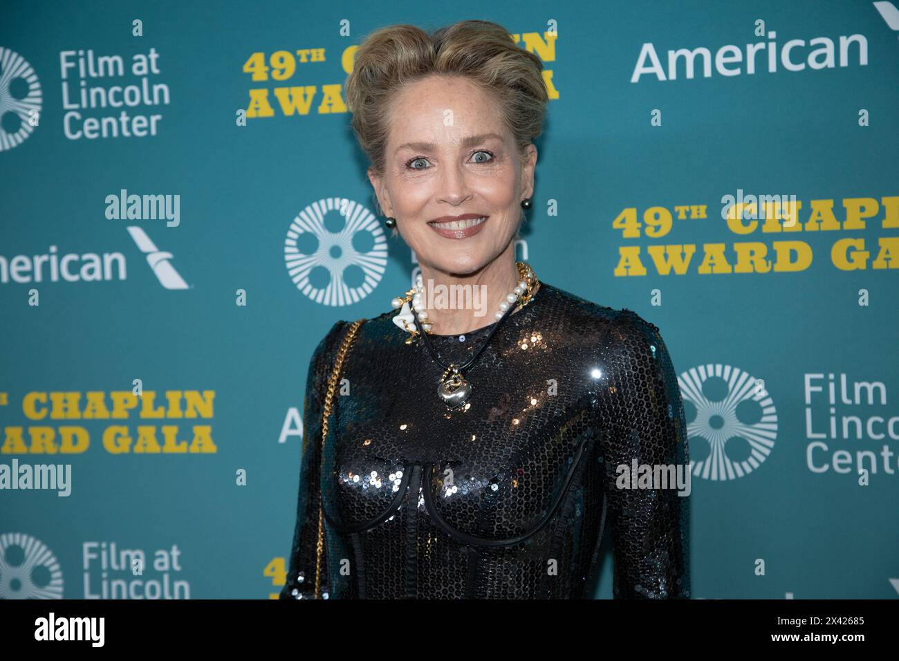 New York, United States. 29th Apr, 2024. Sharon Stone arrives on the ...