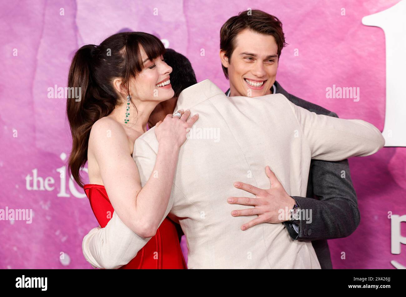 New York, United States. 29th Apr, 2024. Reid Scott, Anne Hathaway and ...