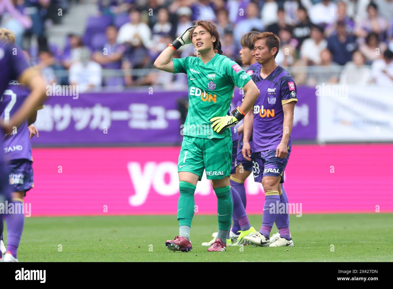 Edion Peace Wing Hiroshima, Hiroshima, Japan. 28th Apr, 2024. Keisuke ...