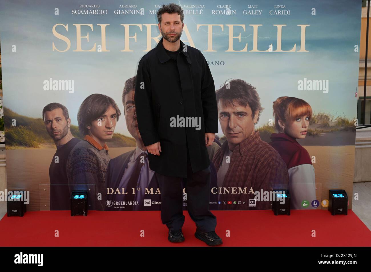 Rome, Italy. 29th Apr, 2024. Gabriel Montesi attends the red carpet of ...