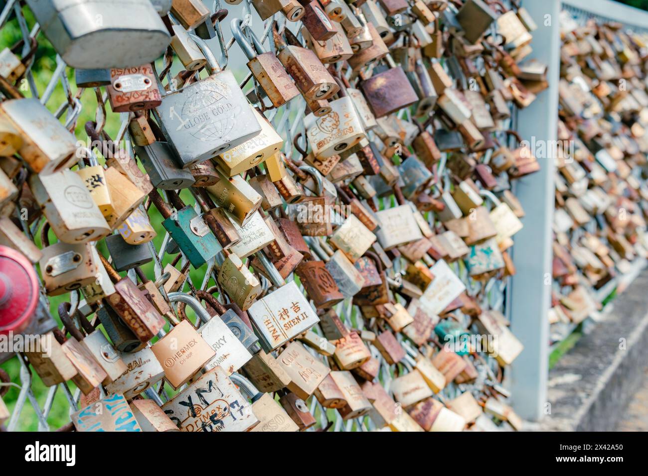 San Gil, Santander, Colombia, April 26, 2024, side view of several ...