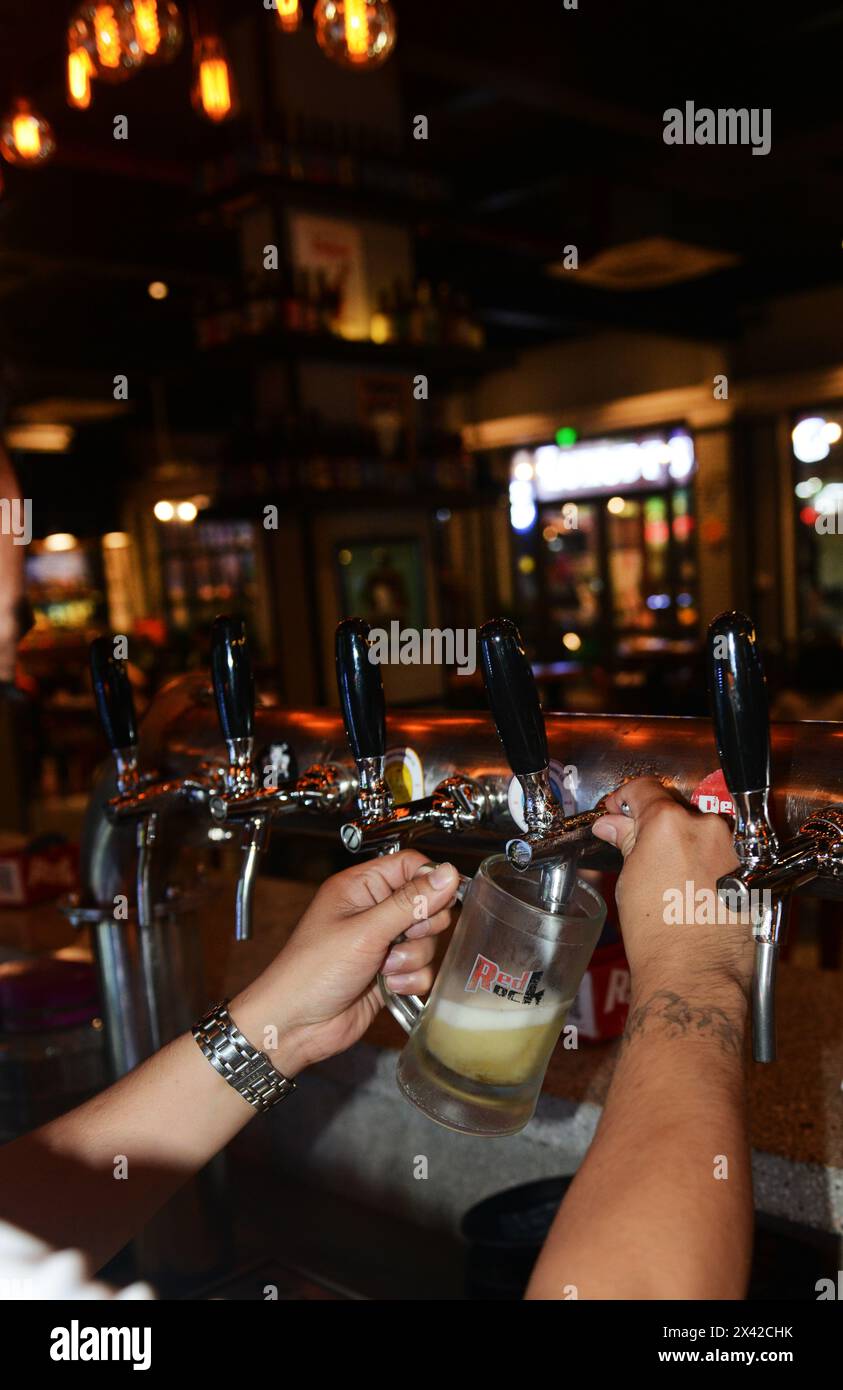 The 5 Elements Brew Co. Taproom in Da Nang, Vietnam Stock Photo - Alamy