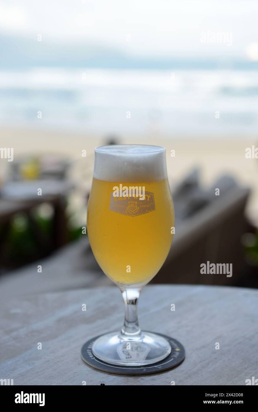 The East West Brewery Taproom & restaurant by the beach in Da Nang ...