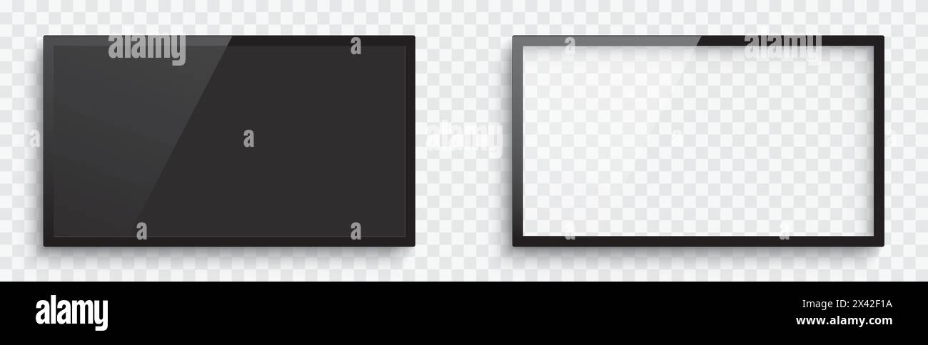 Led monitor display wall Stock Vector Images - Alamy