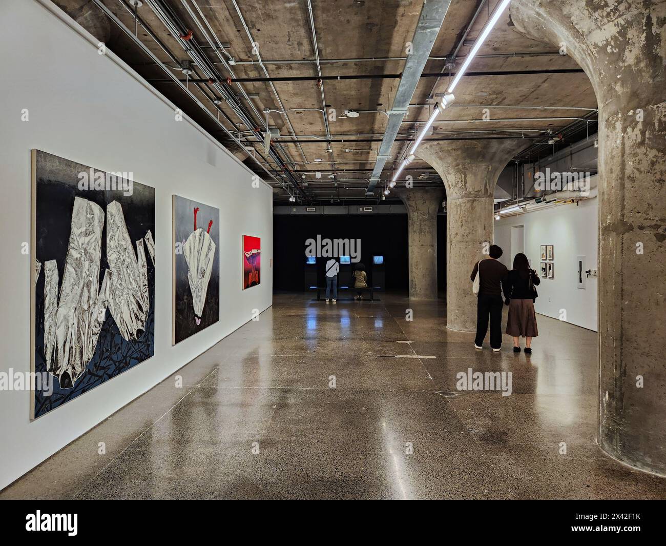 MOCA Greater Toronto Art 2024 Triennial Exhibition Stock Photo - Alamy
