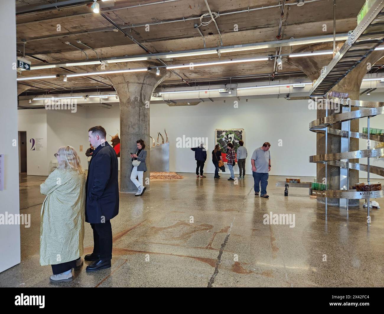 MOCA Greater Toronto Art 2024 Triennial Exhibition Stock Photo - Alamy