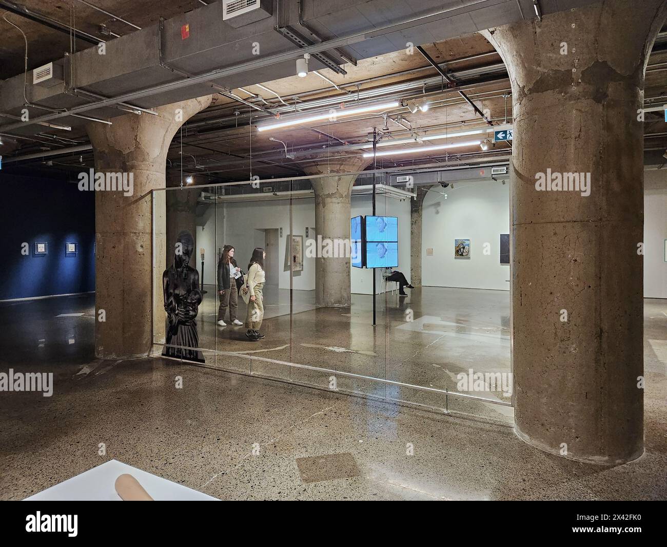 MOCA Greater Toronto Art 2024 Triennial Exhibition Stock Photo - Alamy