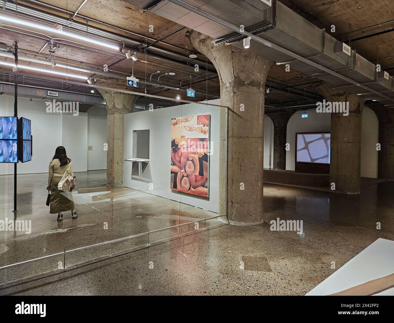 MOCA Greater Toronto Art 2024 Triennial Exhibition Stock Photo - Alamy
