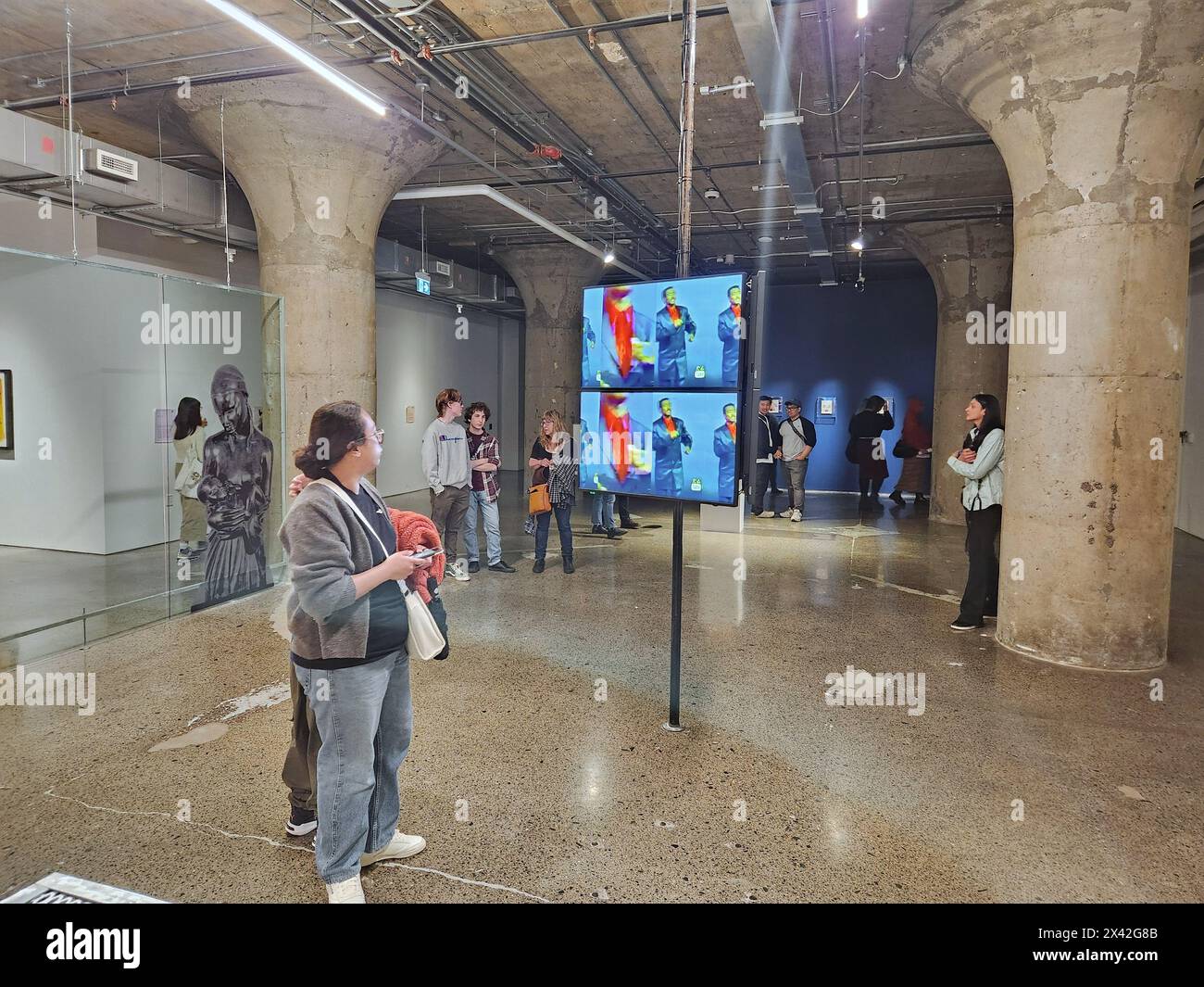 MOCA Greater Toronto Art 2024 Triennial Exhibition Stock Photo - Alamy