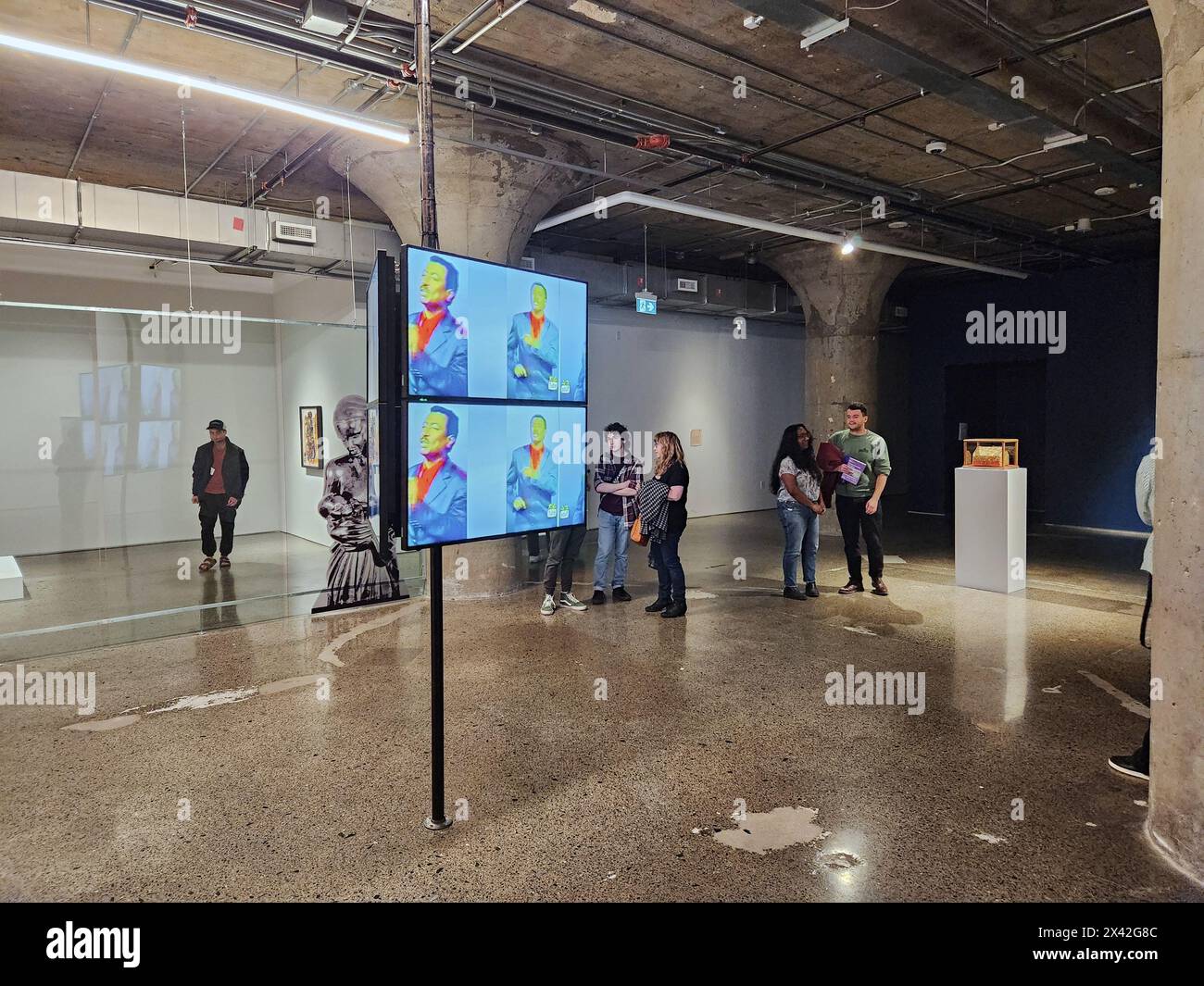 MOCA Greater Toronto Art 2024 Triennial Exhibition Stock Photo - Alamy