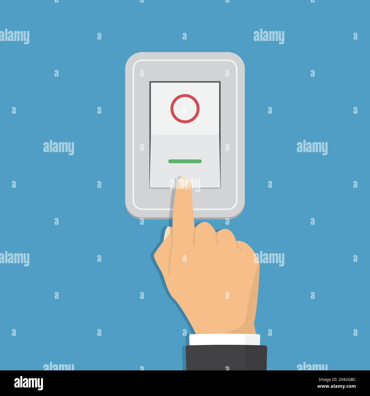 Cartoon light switch Stock Vector Images - Alamy