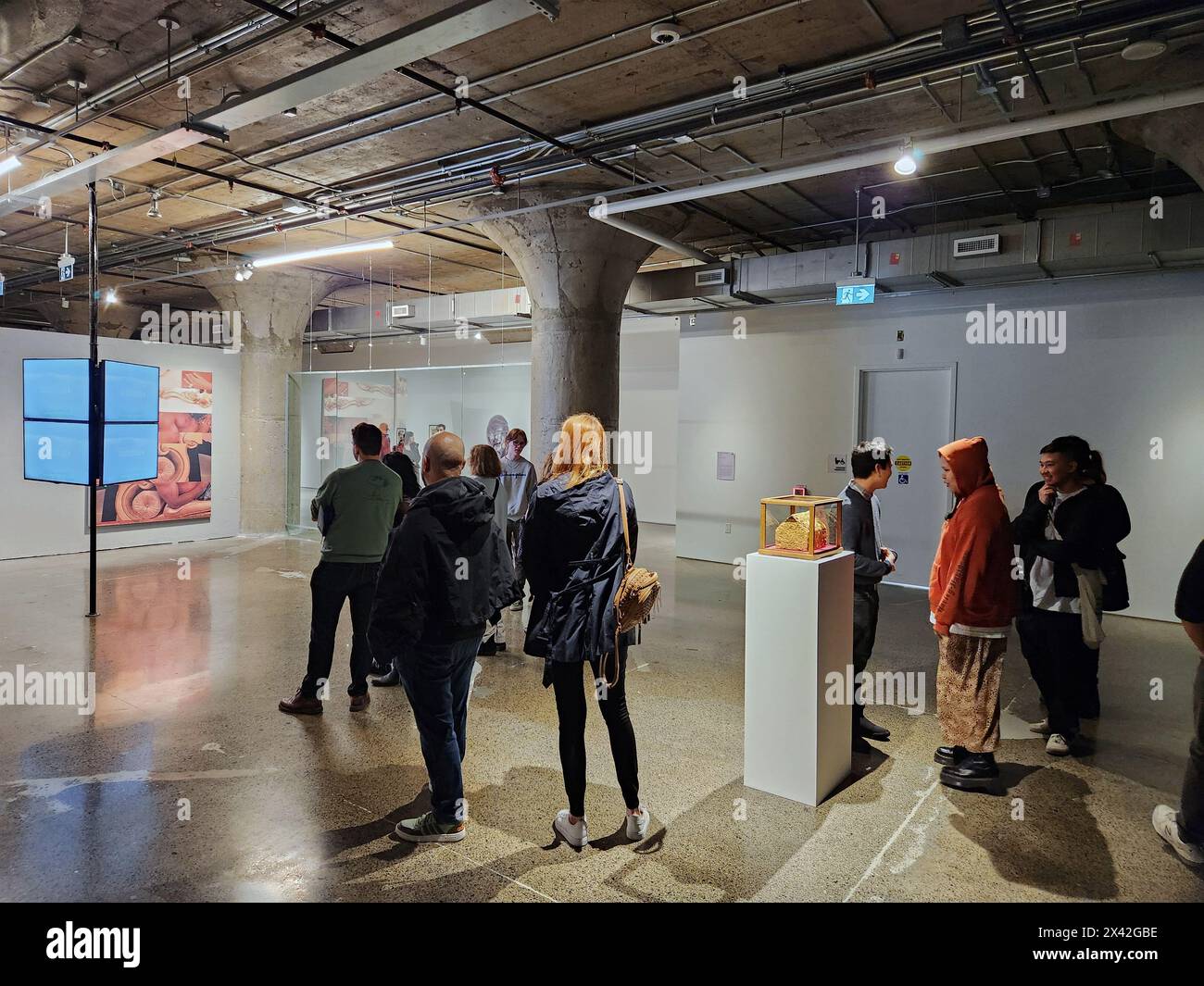 MOCA Greater Toronto Art 2024 Triennial Exhibition Stock Photo - Alamy