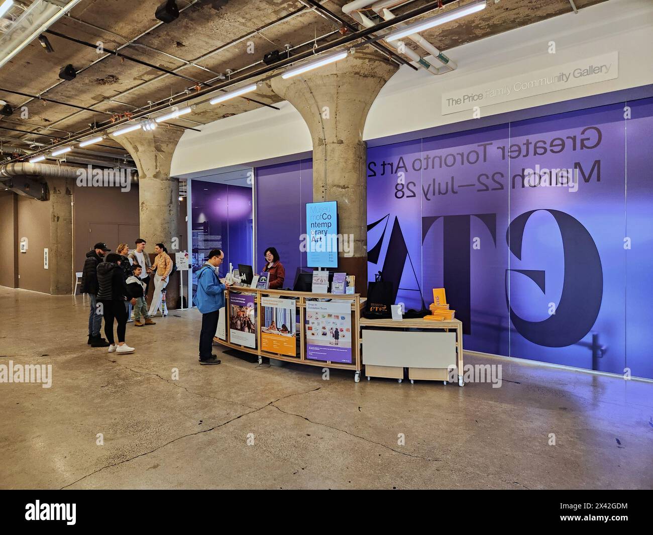 MOCA Greater Toronto Art 2024 Triennial Exhibition Stock Photo - Alamy