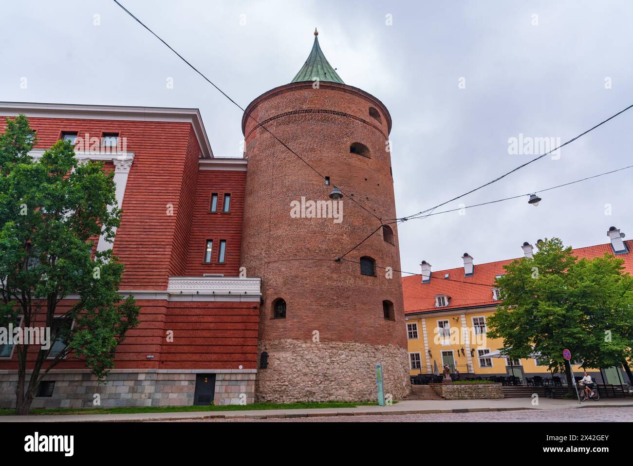 The Powder Tower in Riga, Latvia Stock Photo - Alamy
