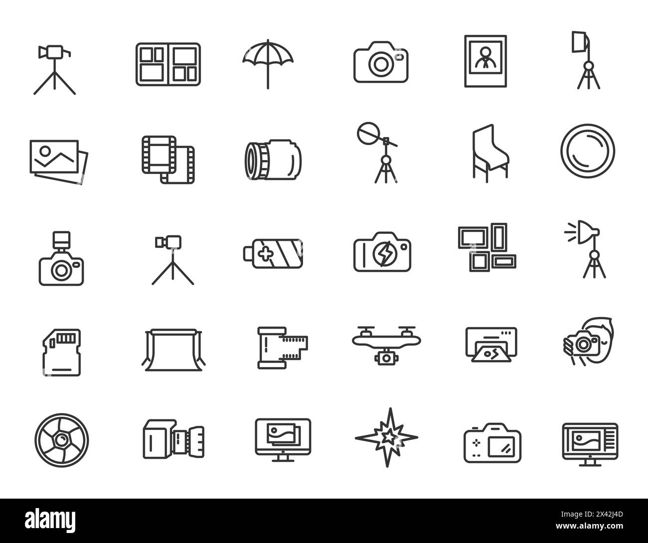 Photographer icons hi-res stock photography and images - Alamy