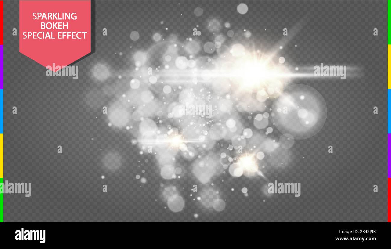 White bokeh Stock Vector Images - Alamy
