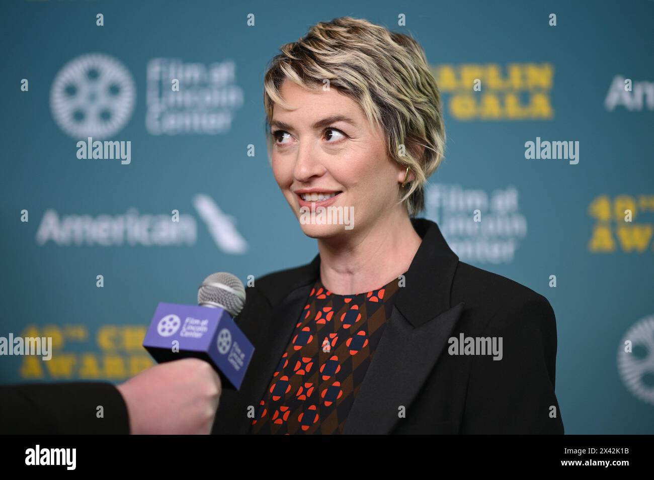New York, USA. 29th Apr, 2024. Marielle Heller attends the 49th Chaplin ...