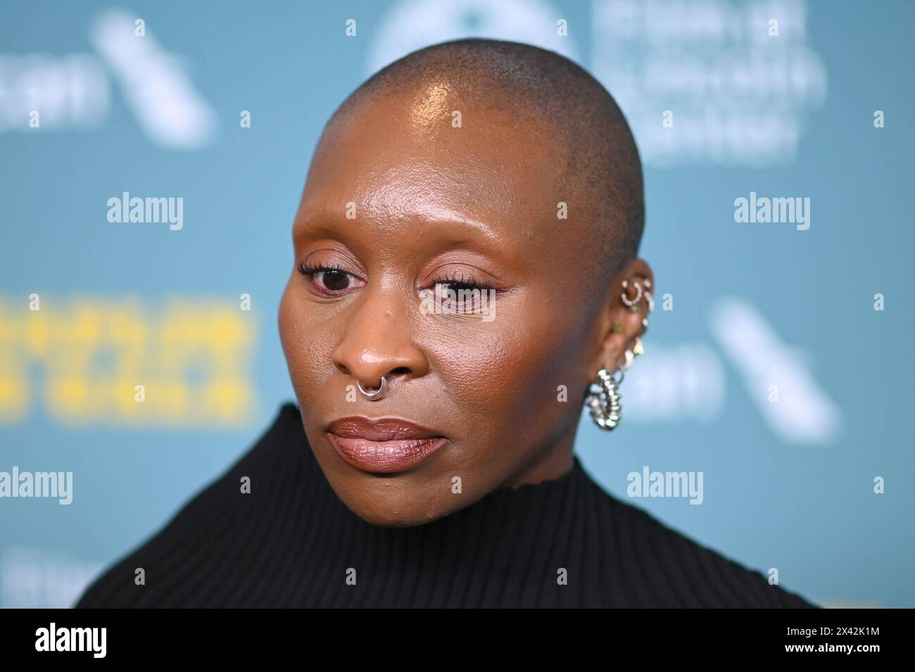New York, USA. 29th Apr, 2024. Cynthia Erivo attends the 49th Chaplin ...