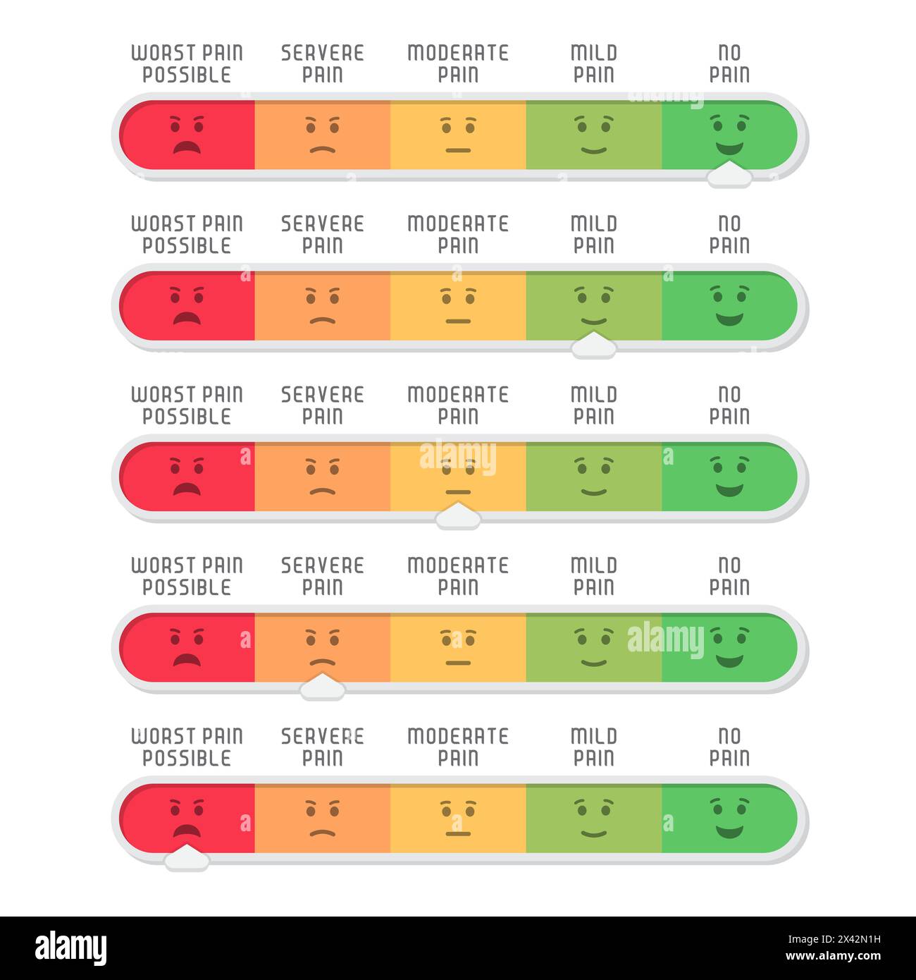 Face pain scale hi-res stock photography and images - Alamy