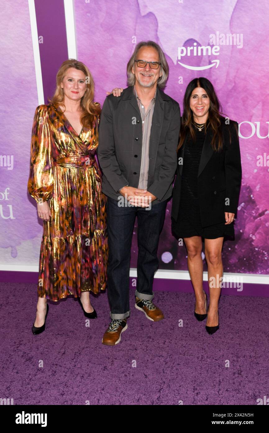 New York, USA. 29th Apr, 2024. Amy Williams, Jim Fronha and Jacqueline ...