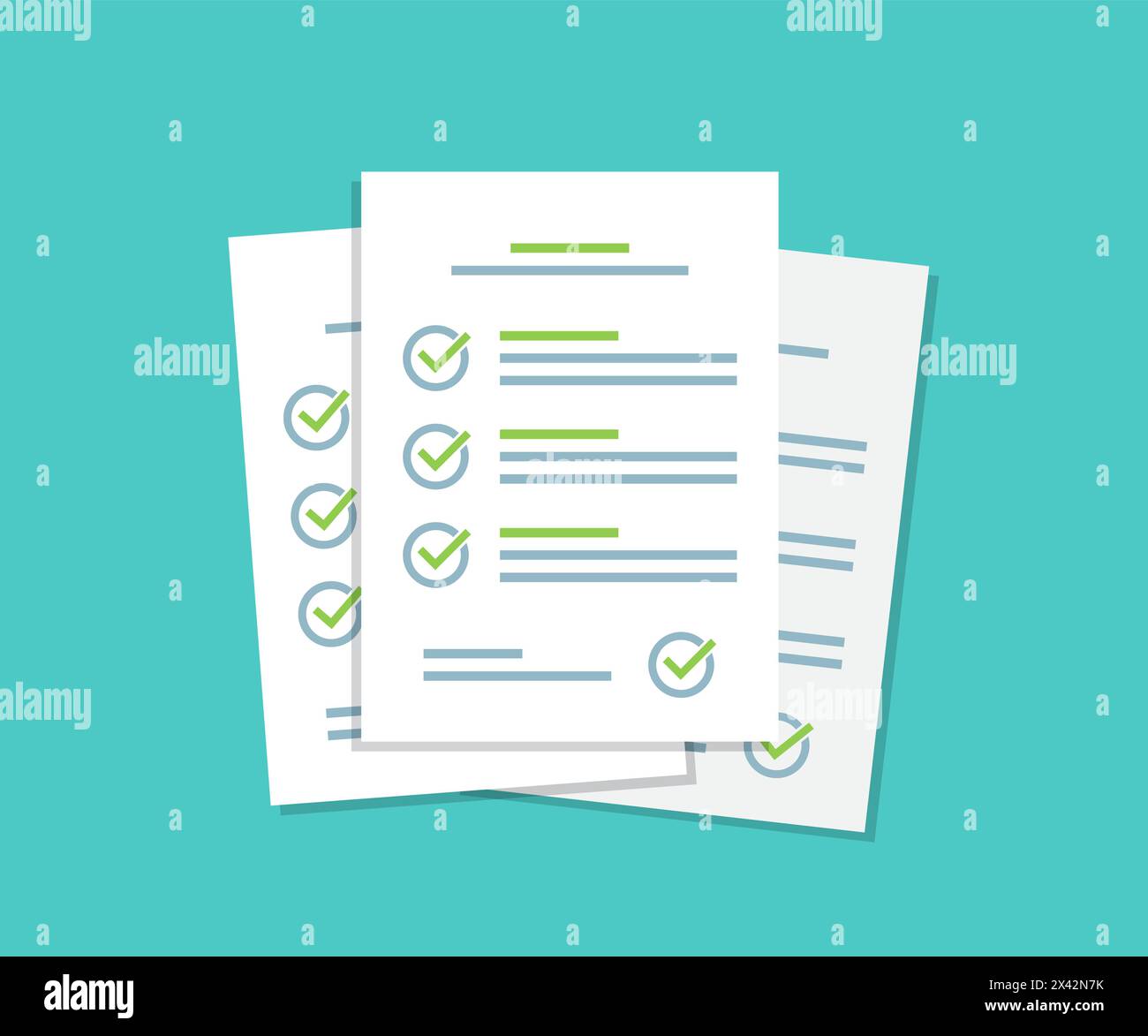 Pile of sheets Stock Vector Images - Alamy