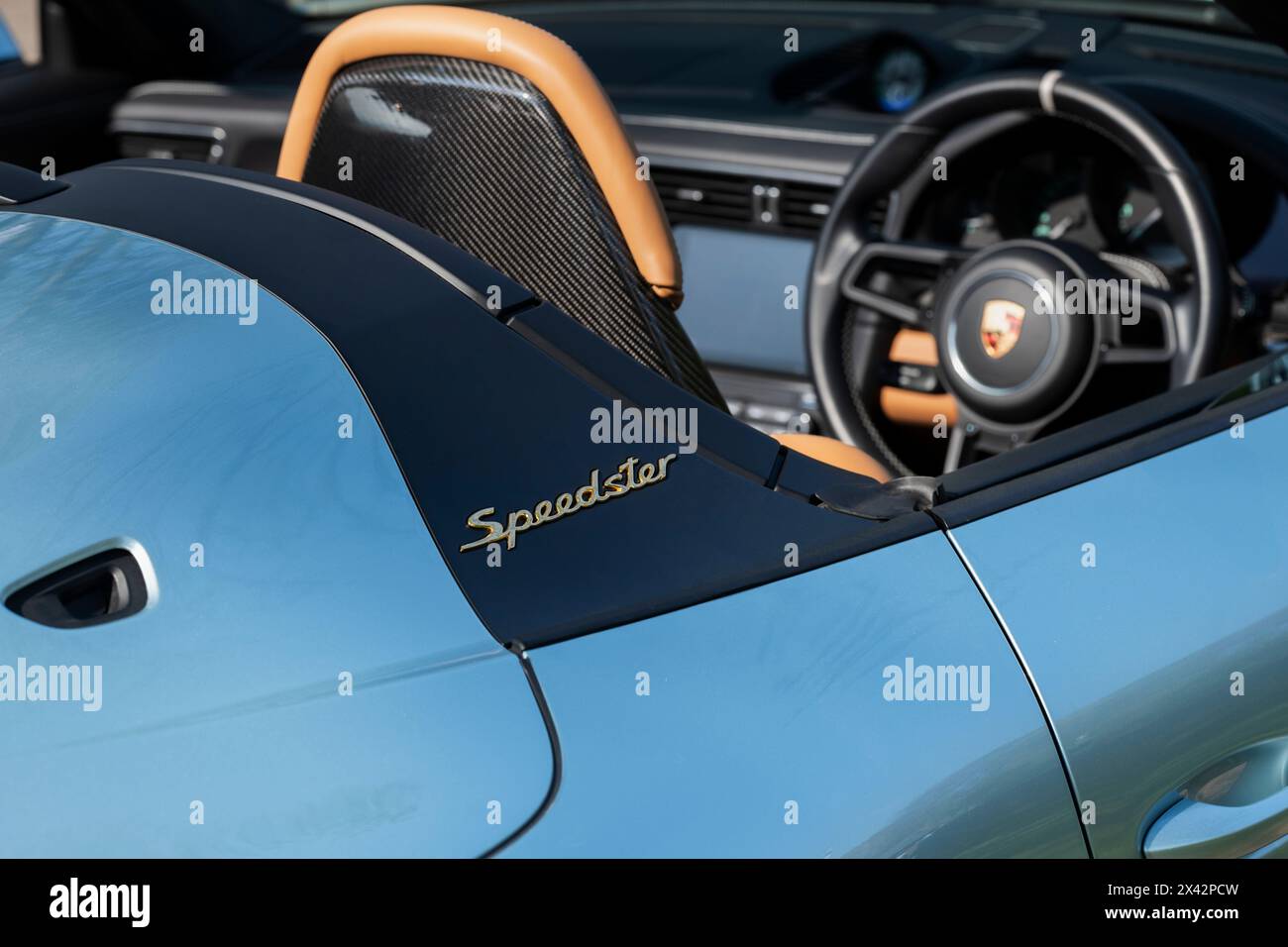 2020 Porsche Speedster car at Bicester heritage centre, Sunday Scramble ...