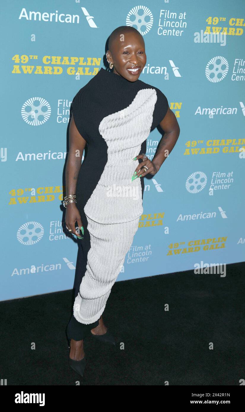 April 29, 2024, New York, New York, USA: Actor CYNTHIA ERIVO seen at ...