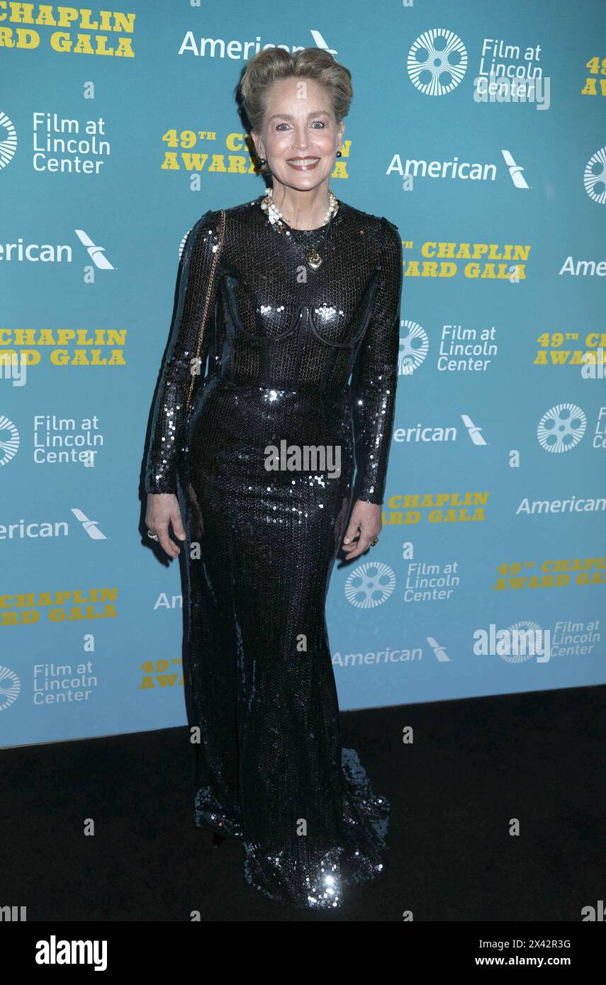 April 29, 2024, New York, New York, USA: Actor SHARON STONE seen at the ...