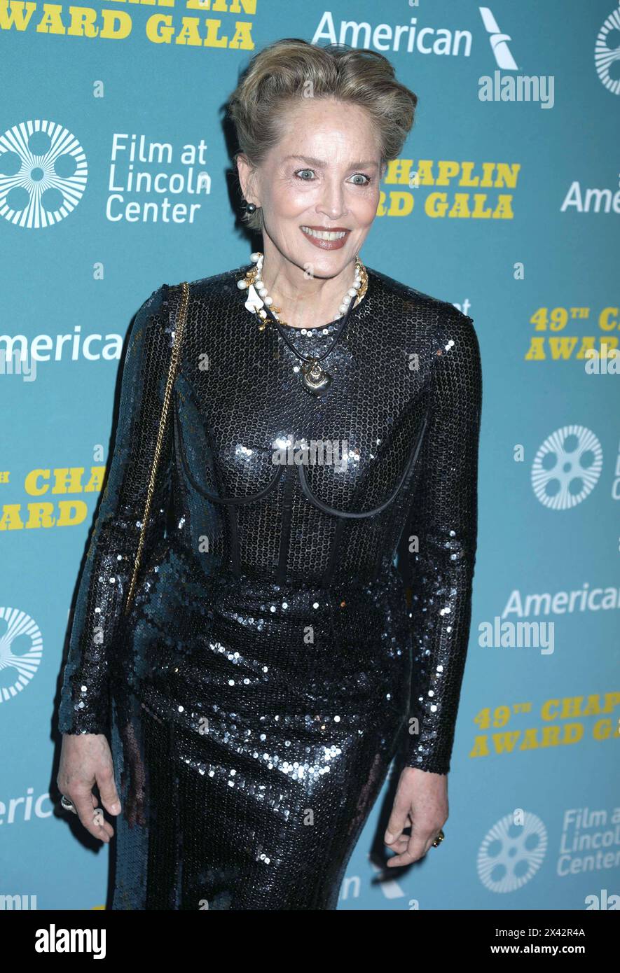 April 29, 2024, New York, New York, USA: Actor SHARON STONE seen at the ...