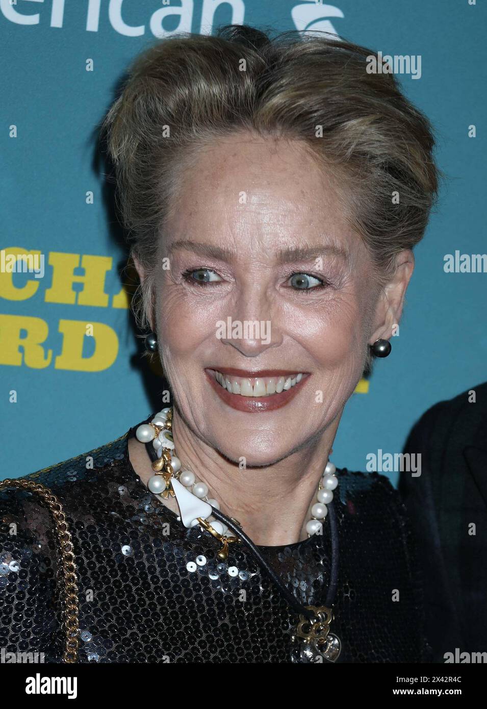 April 29, 2024, New York, New York, USA: Actor SHARON STONE seen at the ...