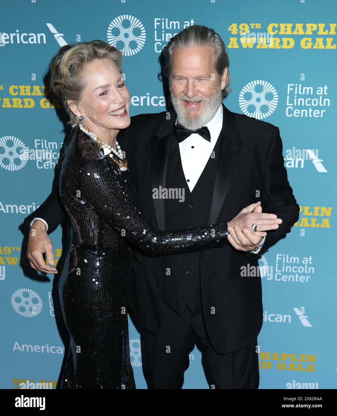 April 29, 2024, New York, New York, USA: Actors SHARON STONE and JEFF ...