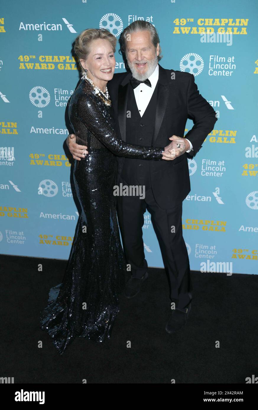 April 29, 2024, New York, New York, USA: Actors SHARON STONE and JEFF ...
