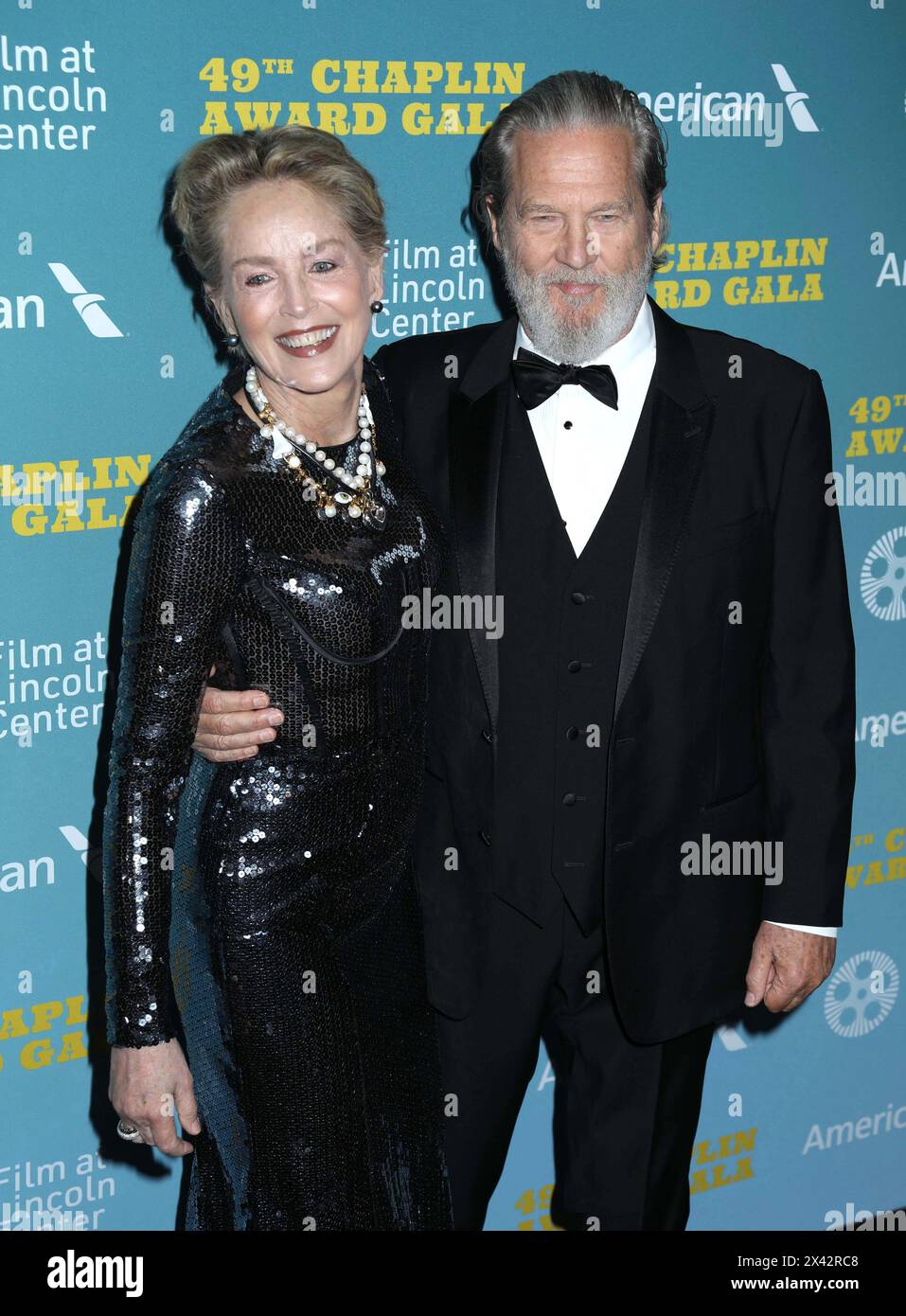 April 29, 2024, New York, New York, USA: Actors SHARON STONE and JEFF ...