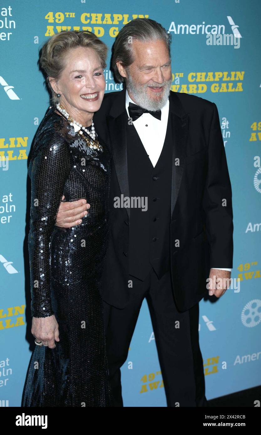 April 29, 2024, New York, New York, USA: Actors SHARON STONE and JEFF ...