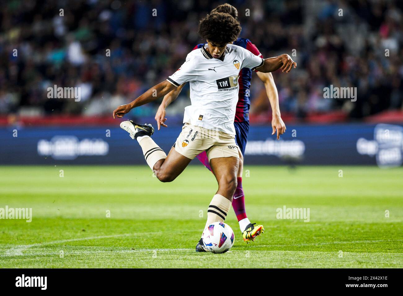 Peter Federico of Valencia CF during the Spanish championship La Liga ...