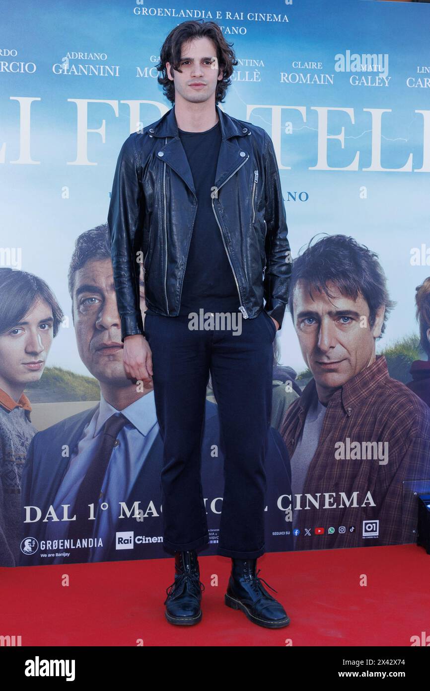 Luigi Cazzaniga during the premiere of the movie SEI FRATELLI, 29 April ...