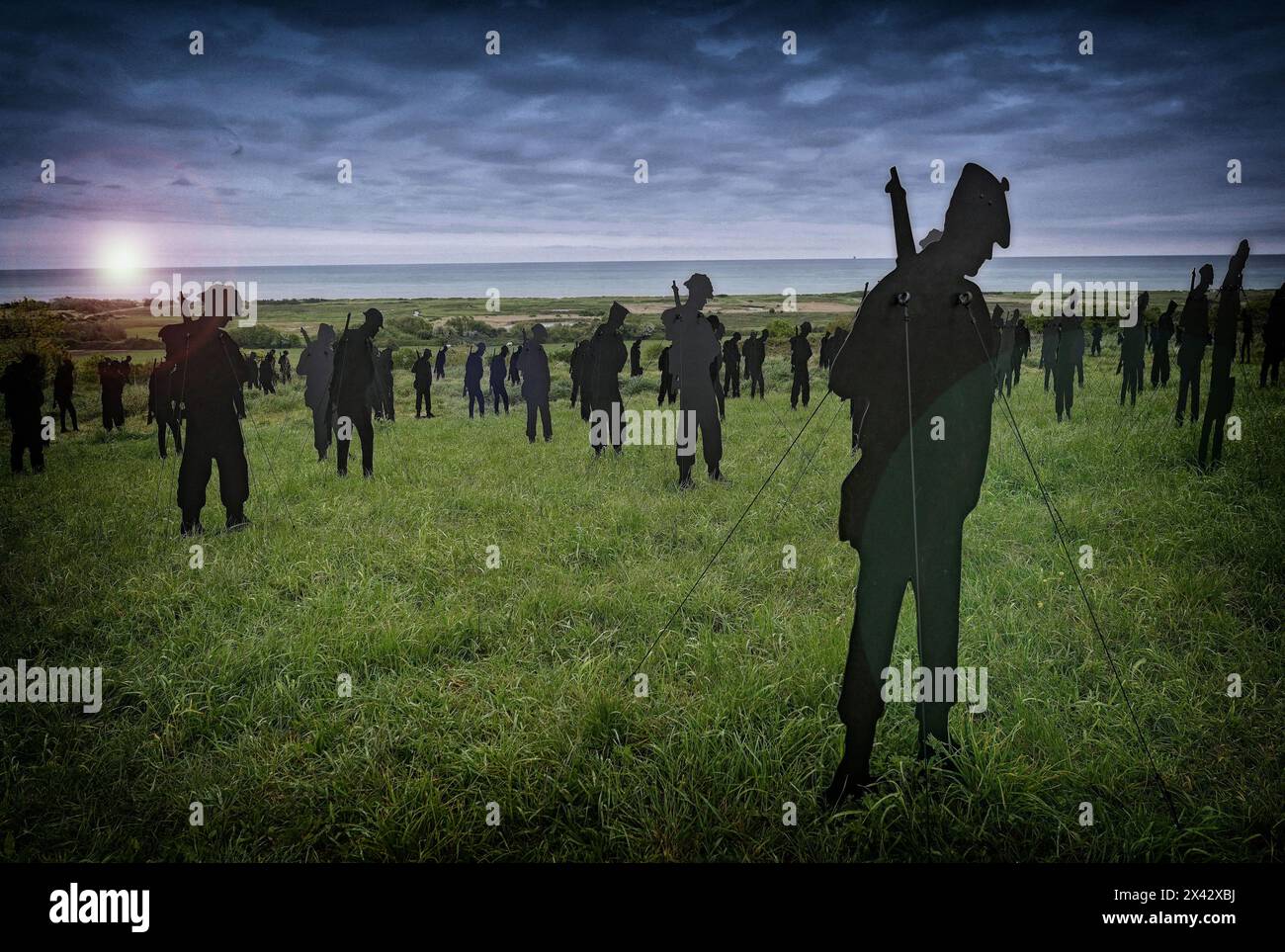 A view of the Standing with Giants silhouettes which create the For ...